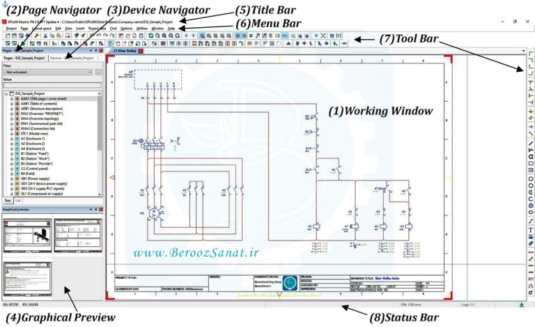 آموزش محیط اصلی نرم افزار ایپلن EPLAN – گروه فنی و مهندسی به روز صنعت